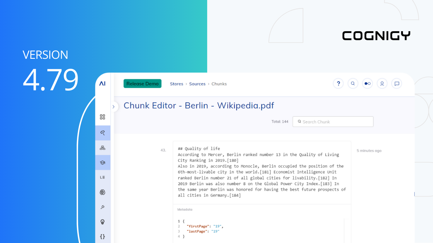 Advanced Knowledge AI Parser, Atmosphere Sounds, and More with Cognigy.AI v4.79